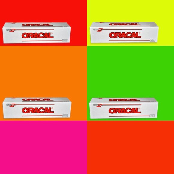 Oracal 6510 Series | Other | 6 Pack Oracal 65 Fluorescent Neon Vinyl ...